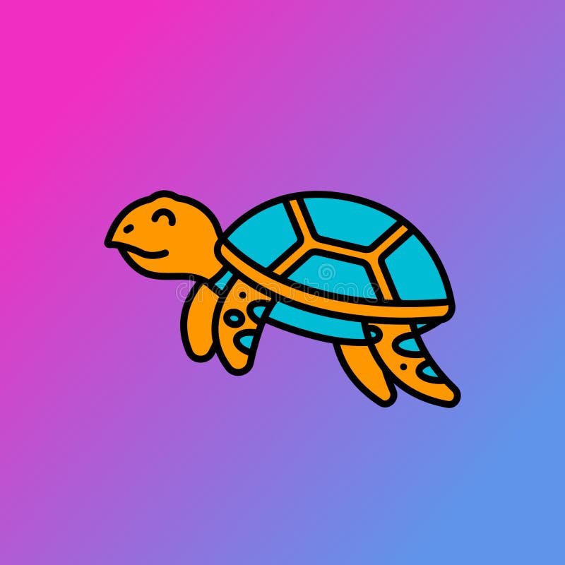 Turtle Graphic Logo, Vector Stock Vector - Illustration of diagram ...
