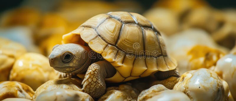 Turtle Hatching from Eggs in Nature Stock Image - Image of wonder ...
