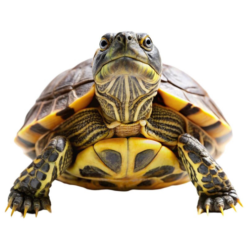 Turtle Heading Up Isolated on Transparent Background Stock Illustration ...