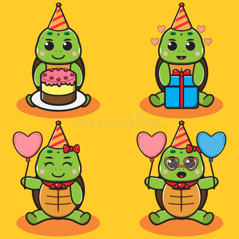 Little Cute Cartoon Turtle Stock Illustrations – 3,604 Little Cute ...