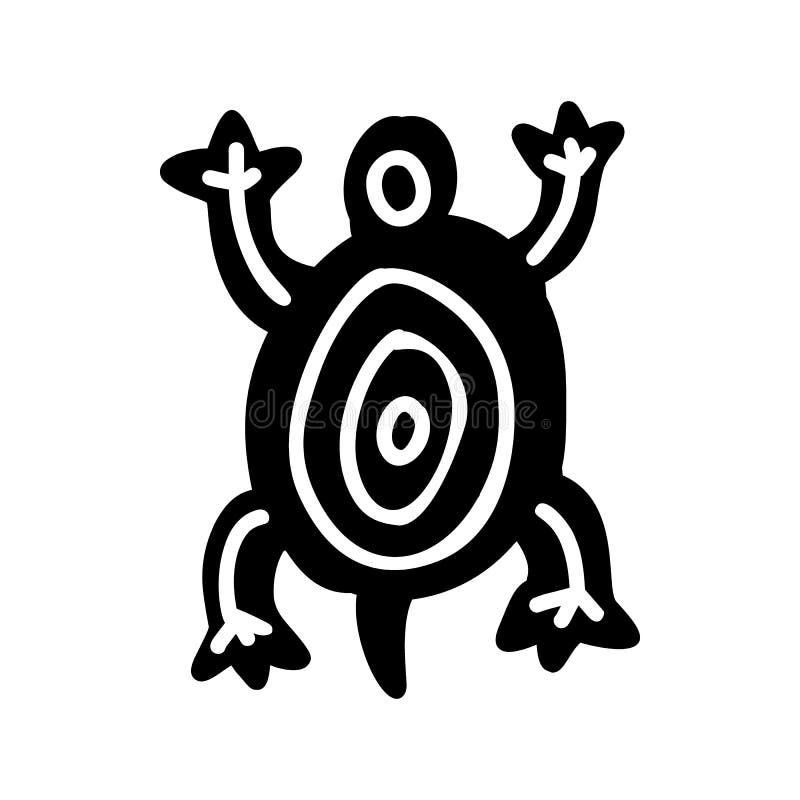 Turtle icon Aztec stock vector. Illustration of ancient - 109129488