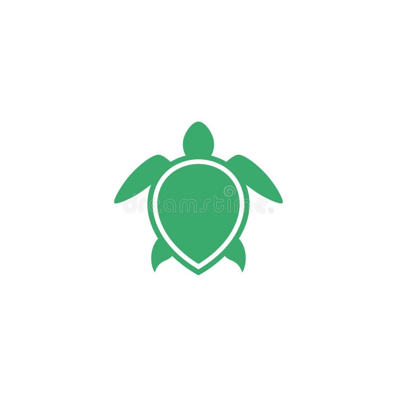 Turtle Icon Design Template Vector Isolated Illustration Stock ...