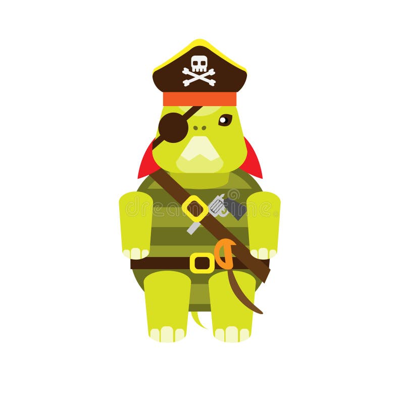 Pirate Turtle Stock Illustrations – 295 Pirate Turtle Stock ...