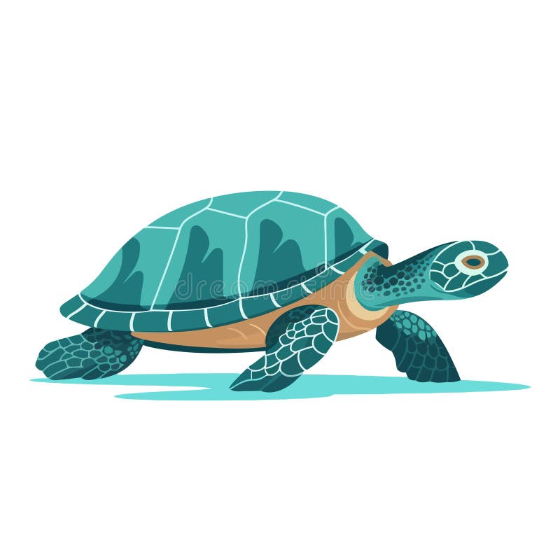 Turtle Image. Abstract Cute Turtle Stock Vector - Illustration of ...