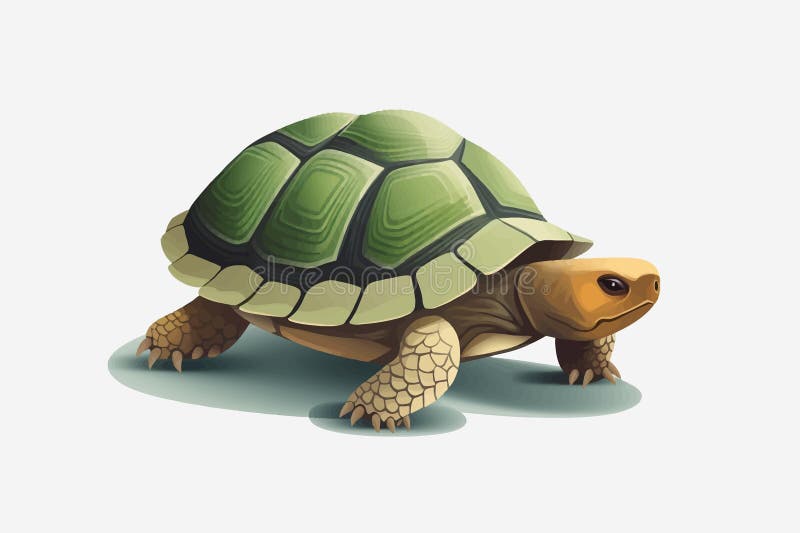 Turtle Isometric Vector Flat Minimalistic Isolated Illustration Stock ...