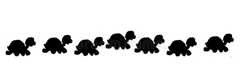 Turtle Jogging Illustration Stock Illustration - Illustration of ...