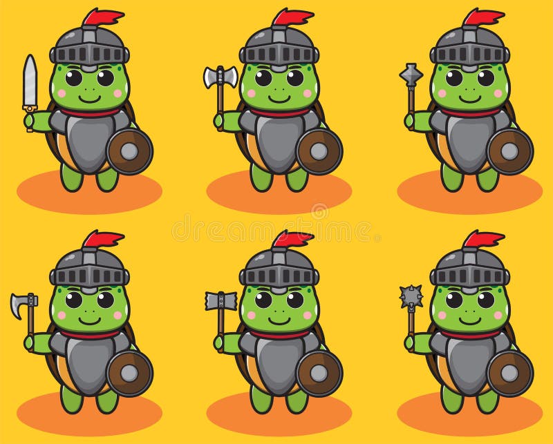 King Turtle Vector stock vector. Illustration of isolated - 4390173