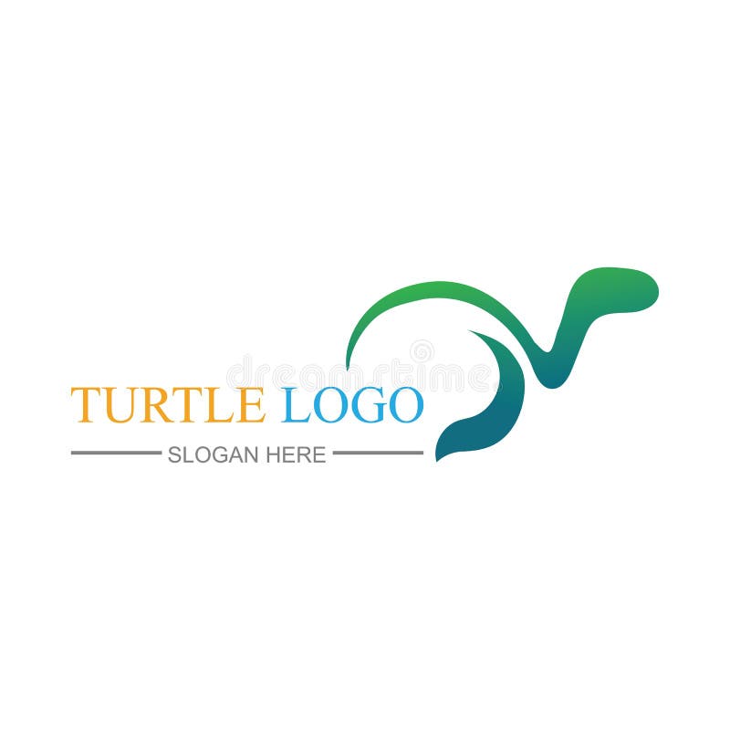 Turtle Logo Design Vector Illustration Template Stock Illustration ...
