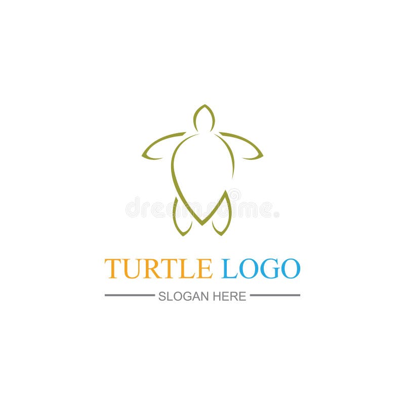 Turtle Logo Design Vector Illustration Template Stock Illustration ...