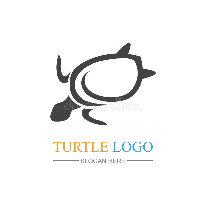 Turtle Logo Design Vector Illustration Template Stock Illustration ...