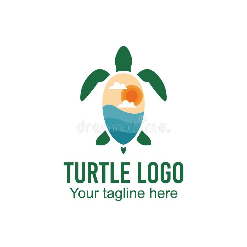 Turtle Logo Vector Art Logo Template and Illustration Stock ...