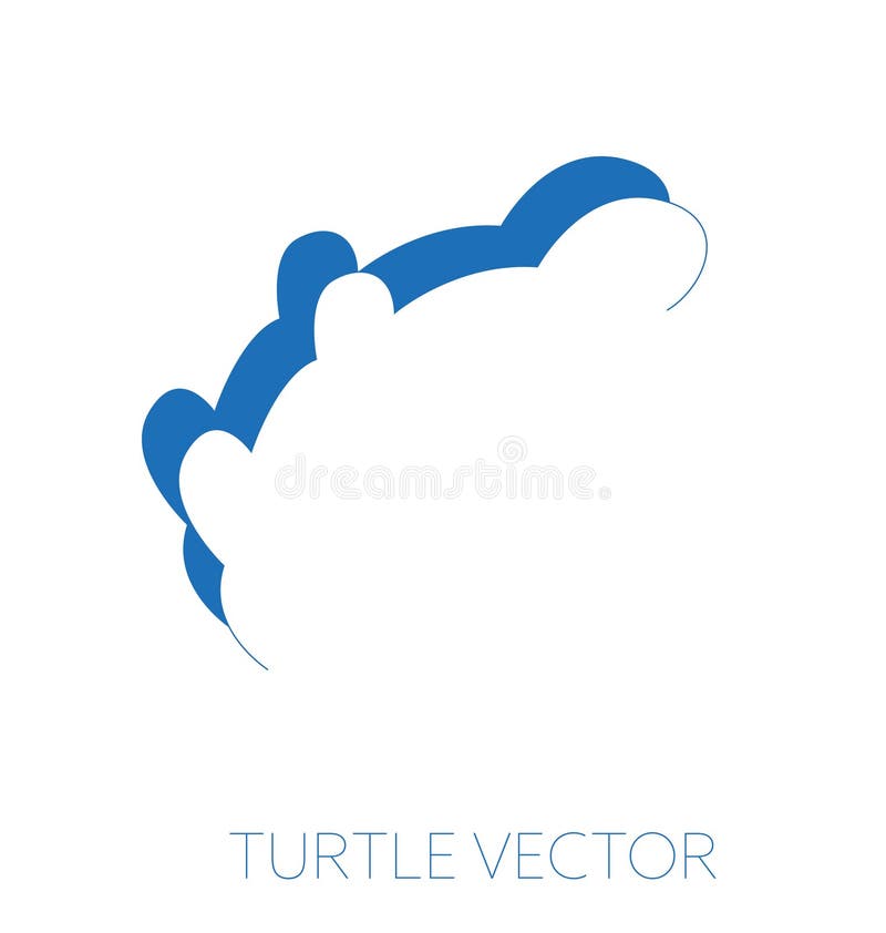 Turtle Minimal Vector Illustration Stock Vector - Illustration of ...