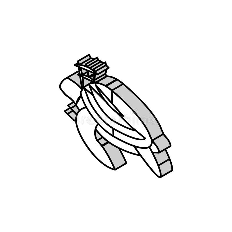 Turtle in Plastic Net Isometric Icon Vector Illustration Stock Vector ...