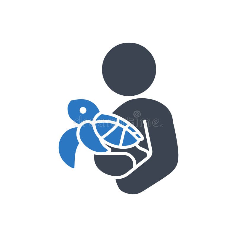 Turtle Rescue Icon stock vector. Illustration of marine - 384694713