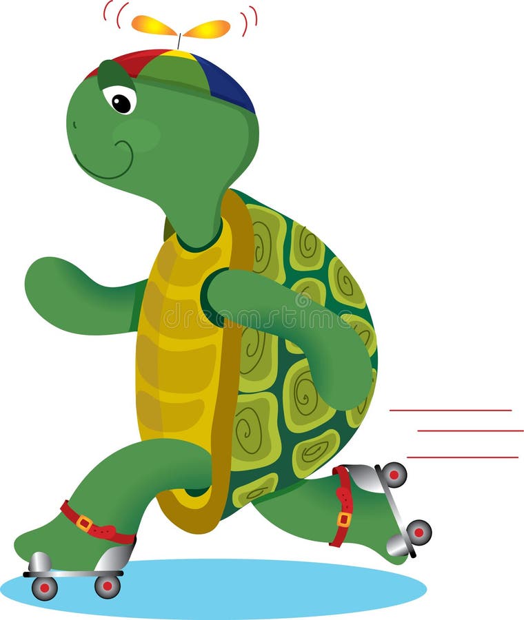 Cow series - roller skate stock vector. Illustration of grass - 5449670