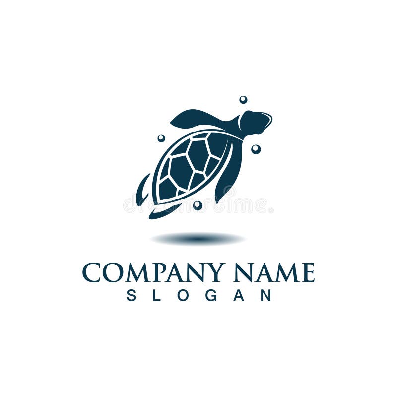 Turtle Sea Logo Image Design Template Animal Vector Stock Illustration ...
