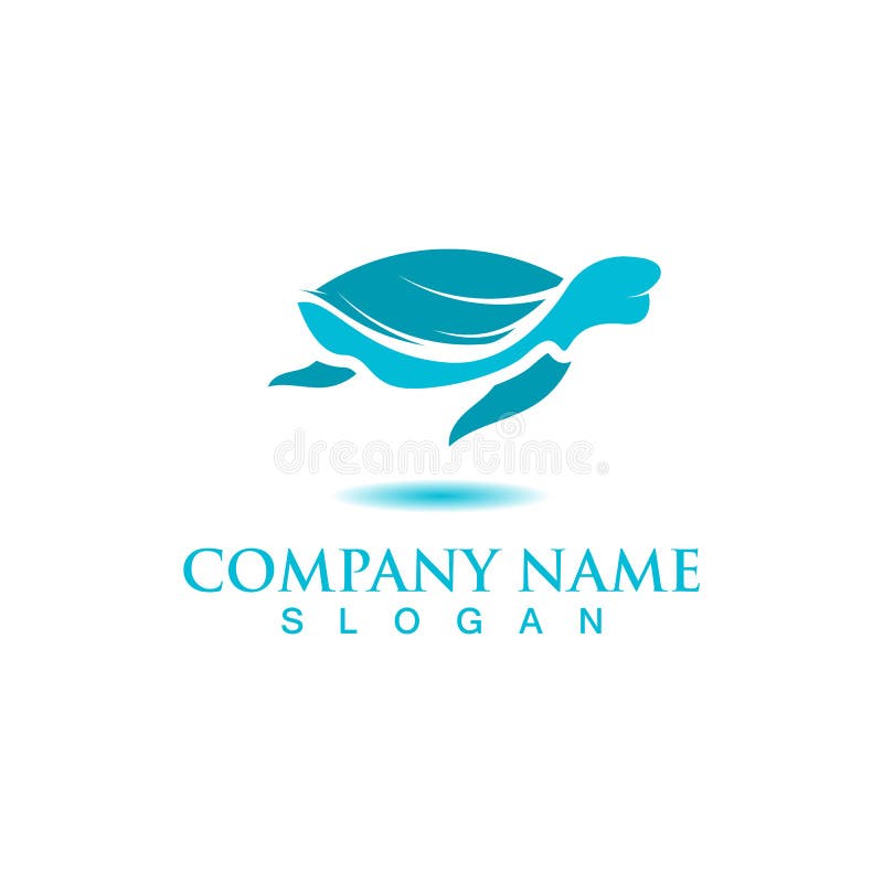 Turtle Sea Logo Image Design Template Animal Vector Stock Illustration ...