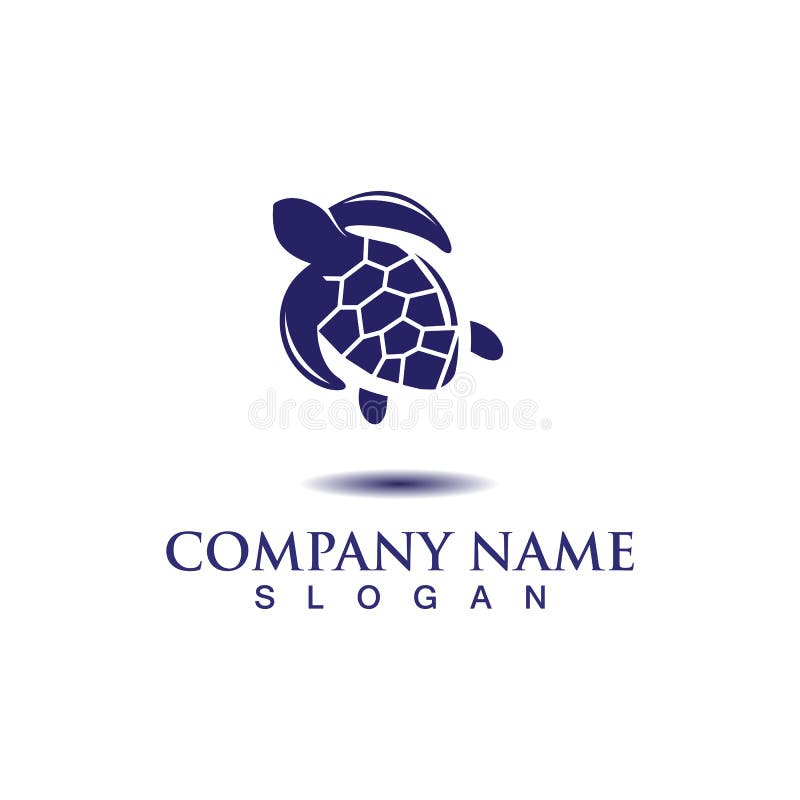 Turtle Sea Logo Image Design Template Animal Vector Stock Illustration ...