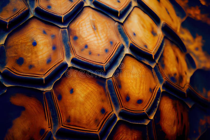 Turtle Shell Texture Background, Brontosaurus Dinosaur Skin, Generative ...