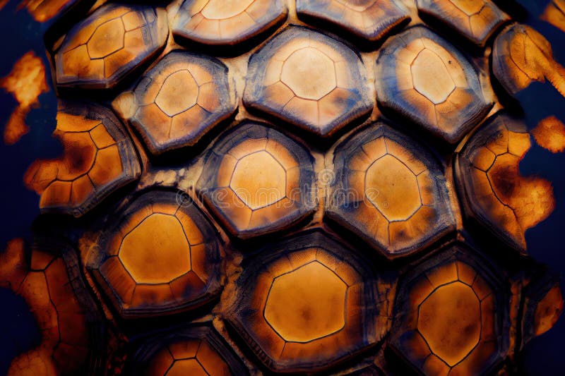 Turtle Shell Texture Background, Brontosaurus Dinosaur Skin, Generative ...