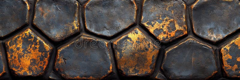 Turtle Shell Texture with Copy Space. Close-up Turtle Pattern. Reptile ...