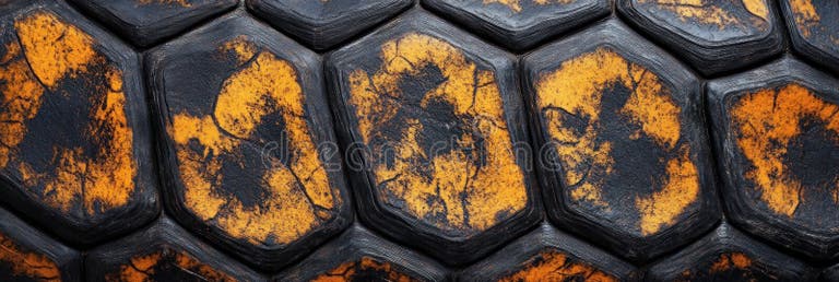 Turtle Shell Texture with Copy Space. Close-up Turtle Pattern. Reptile ...