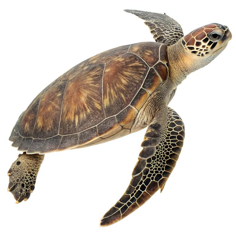 Turtle Side View Full Body stock illustration. Illustration of ...