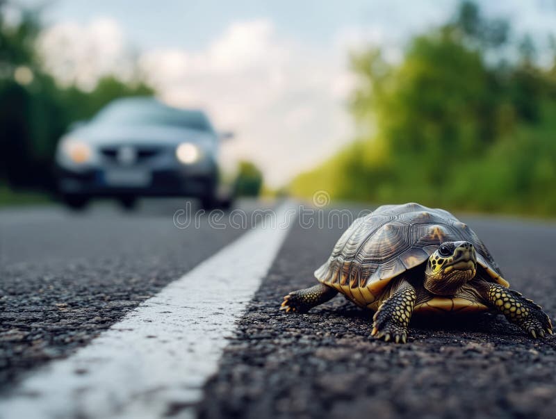 Roadside Turtle stock photo. Image of generated, animal - 377126684