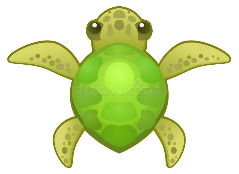 Small turtle. Cartoon stock vector. Illustration of reptile - 20548789