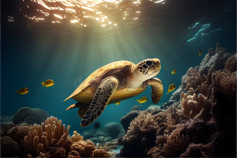 226 Ai Generated Turtle Sea Stock Photos - Free & Royalty-Free Stock ...