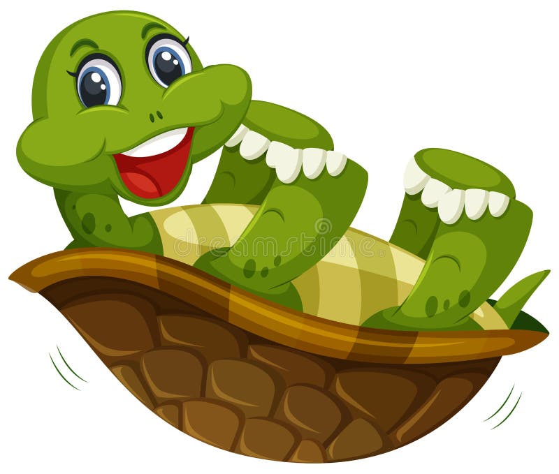 Upside Down Turtle stock illustration. Illustration of turtle - 41986332