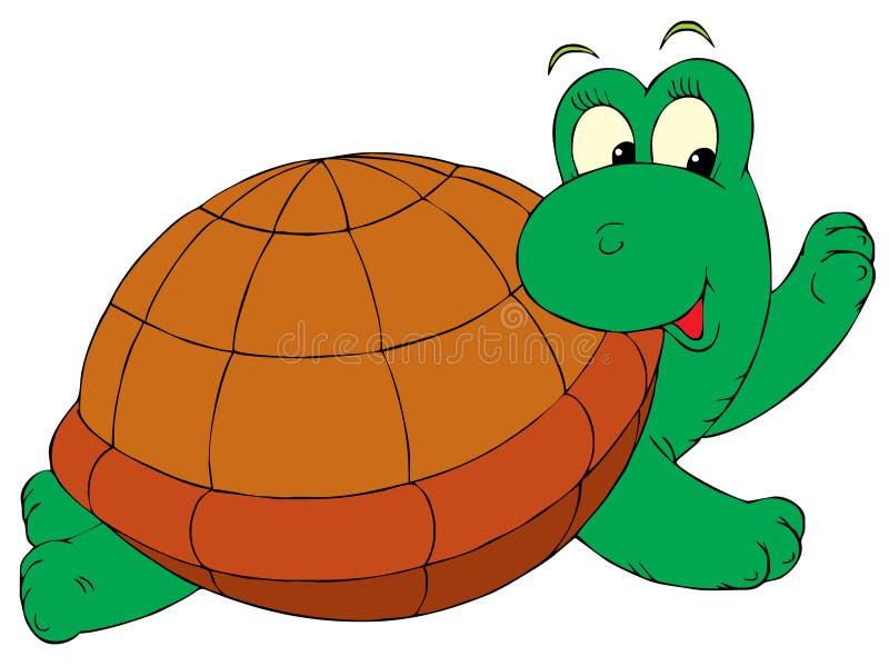 Turtle (vector clip-art) stock vector. Illustration of childhood - 3641879