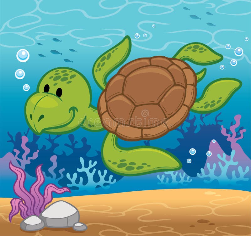 Cartoon turtle stock vector. Illustration of tortoise - 31653999