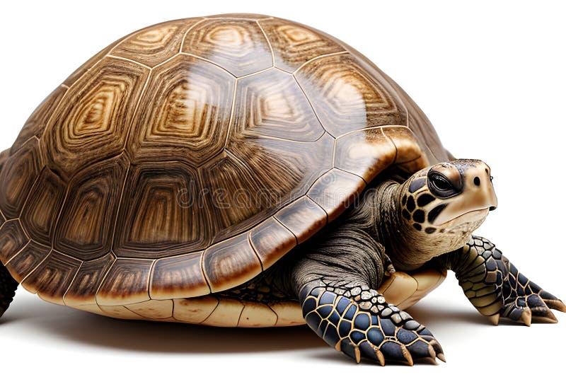 Turtle on a White Background, for Cutting and Pasting. Stock ...