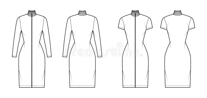 Template Turtleneck Stock Illustrations 1 706 Template Turtleneck