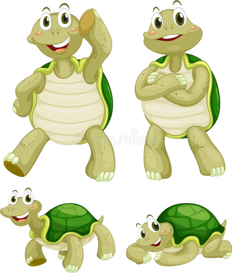 Frog and Turtle stock vector. Illustration of drawing - 3868151