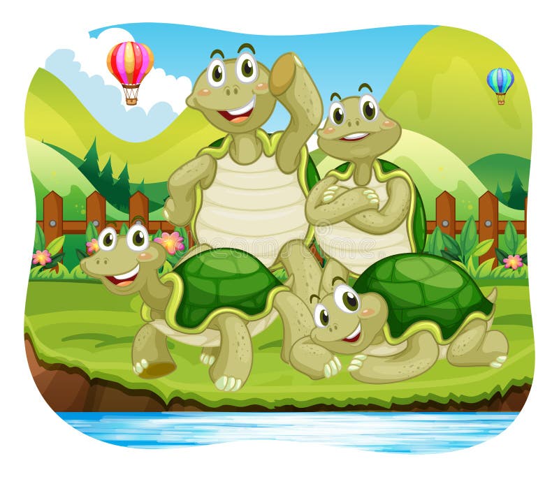 Turtle Family Stock Illustrations – 721 Turtle Family Stock ...