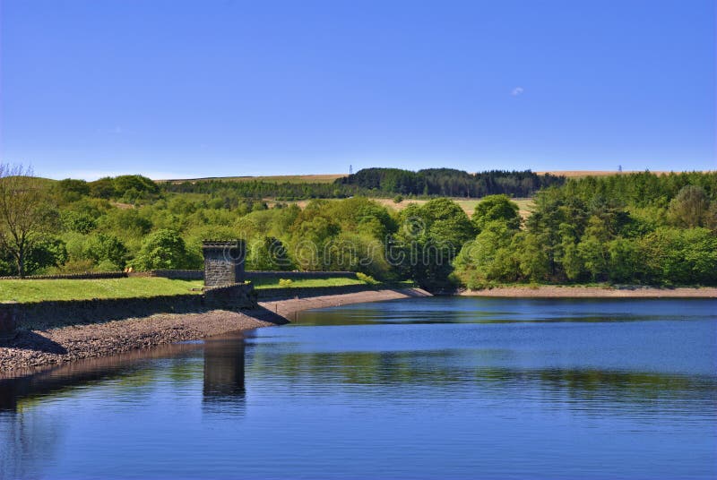 Turton & Entwistle Reservoir Stock Photo - Image of blue, nature: 19465352