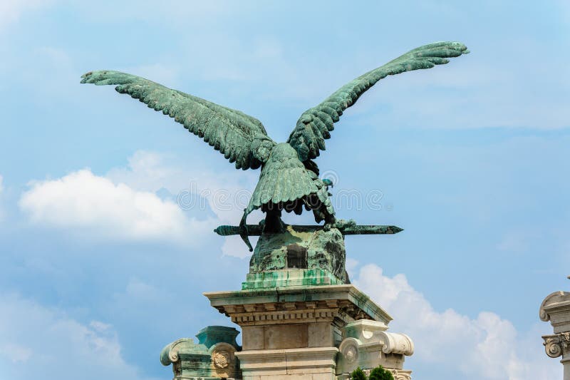 Turul bird by Gyula Donath stock image. Image of budapest - 67719409