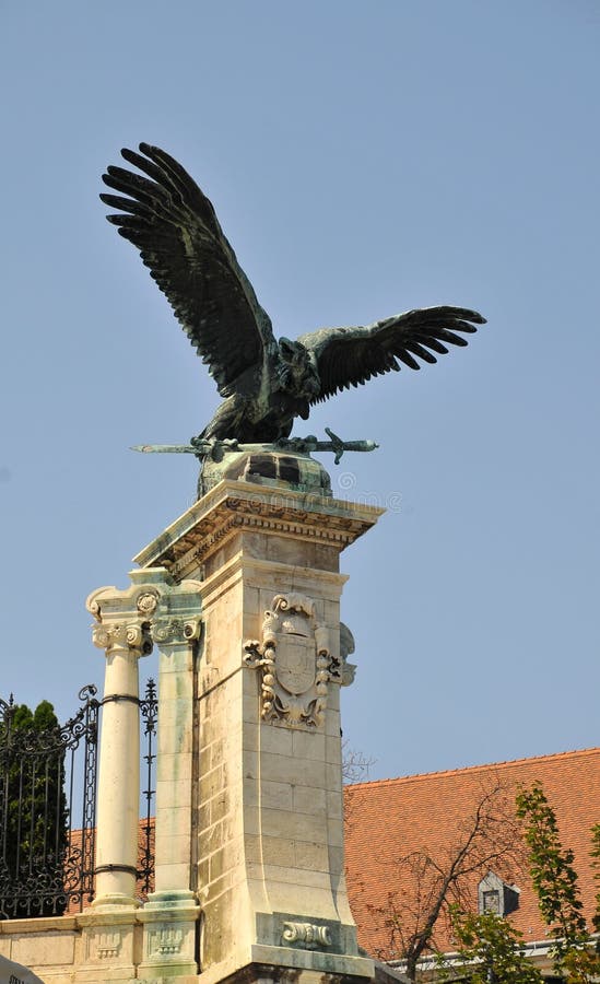 Turul - the Mythic Bird Budapest Stock Image - Image of bird ...