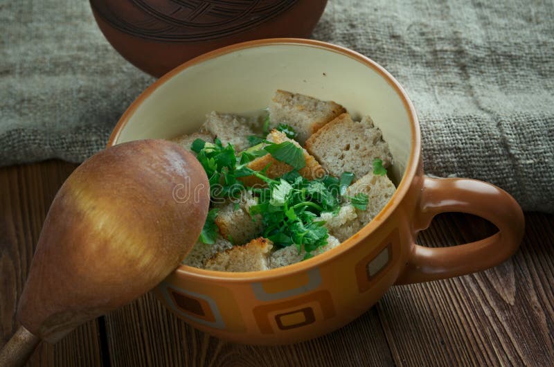 Turya stock image. Image of cold, dish, yellow, traditional - 53417555