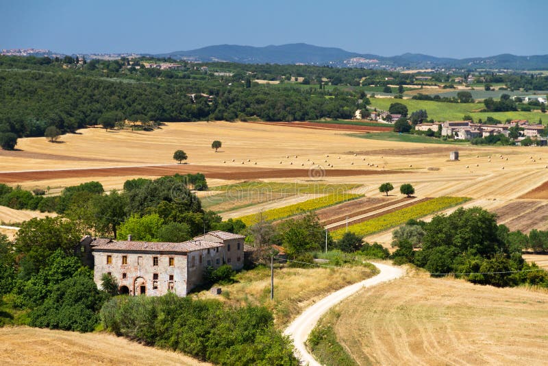 Tuscan fields stock photo. Image of exposure, beautiful - 27266714