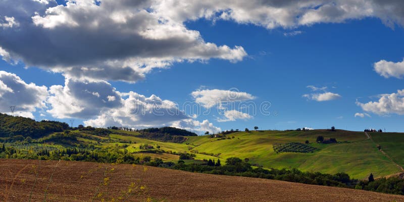 Tuscan landscape stock photo. Image of picturesque, idyllic - 28686006