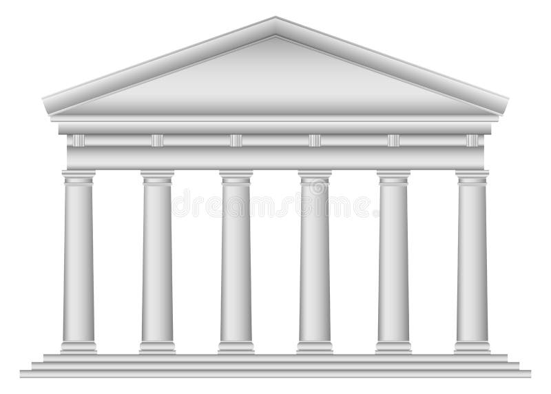 Roman Temple stock illustration. Illustration of ancient - 26648038