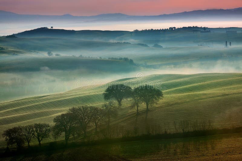 Tuscany atmosphere stock photo. Image of background - 163958890