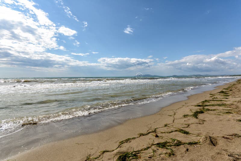 Tuscany beach stock photo. Image of coast, toscana, mediterranean ...