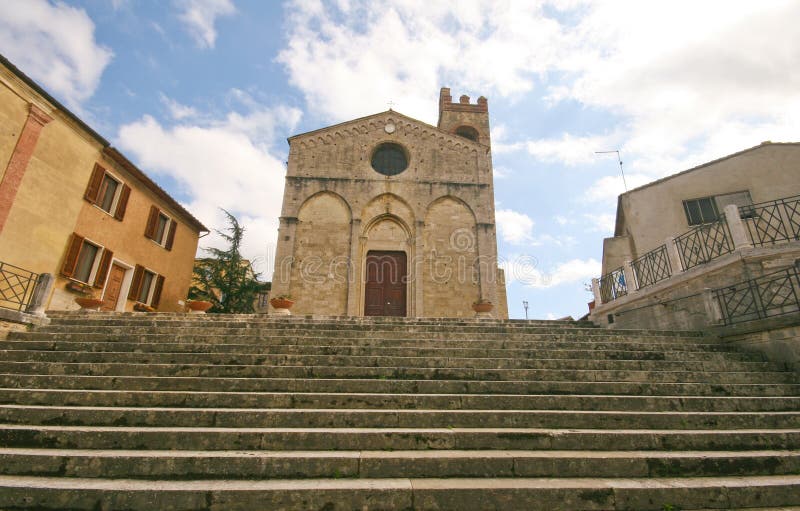 Tuscany church stock image. Image of skyline, city, field - 9633757