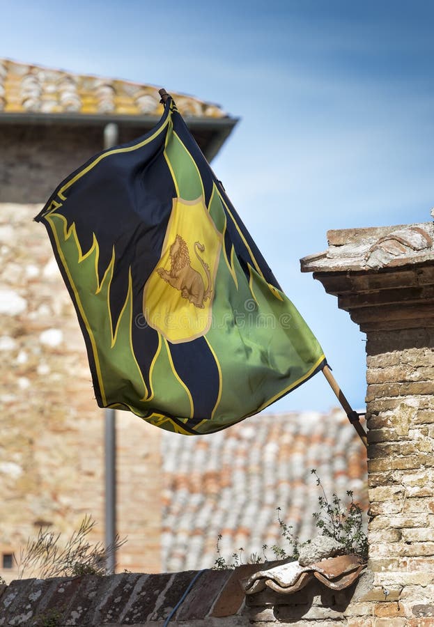 Tuscany flag stock image. Image of landmark, flag, quality - 47428609