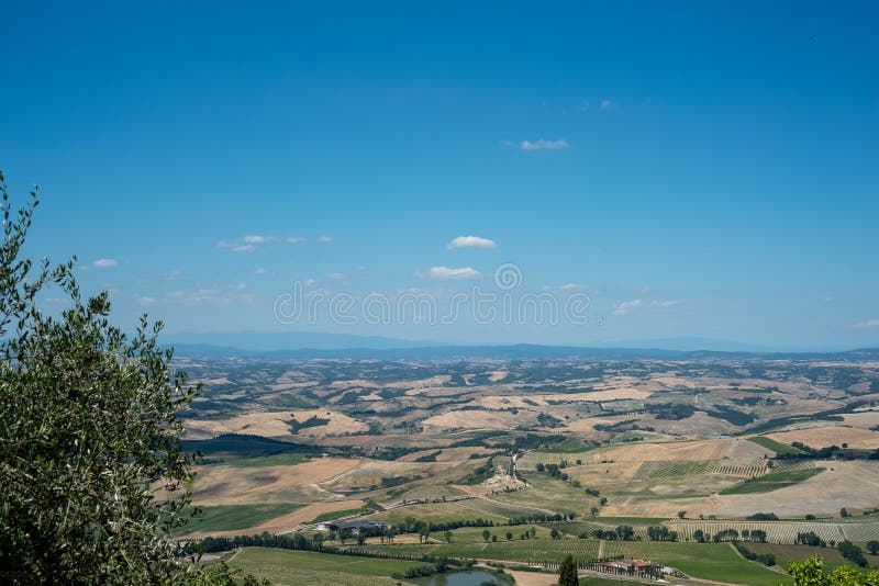 View of Tuscany land stock image. Image of pasture, countryside - 208526739