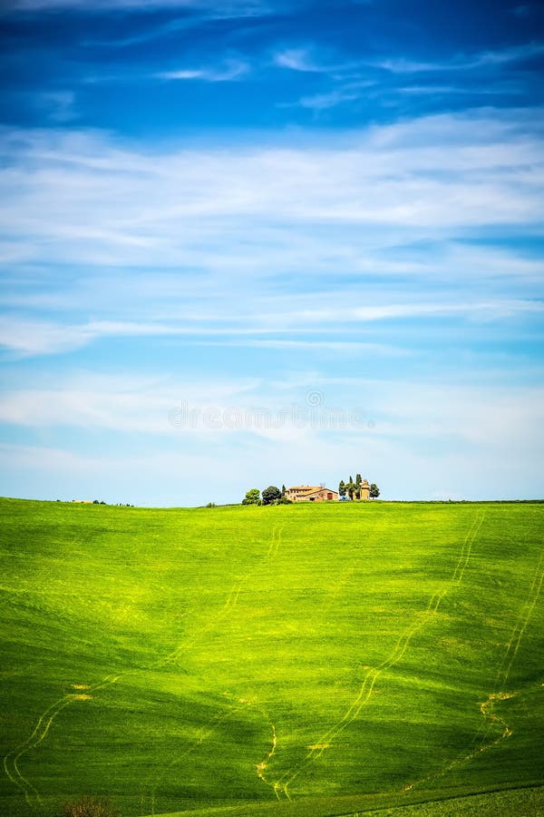 Tuscany at spring stock photo. Image of peaceful, farm - 41377408